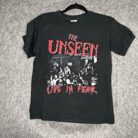 Gildan | Shirts & Tops | Y2k The Unseen Live In Fear Graphic Band ...